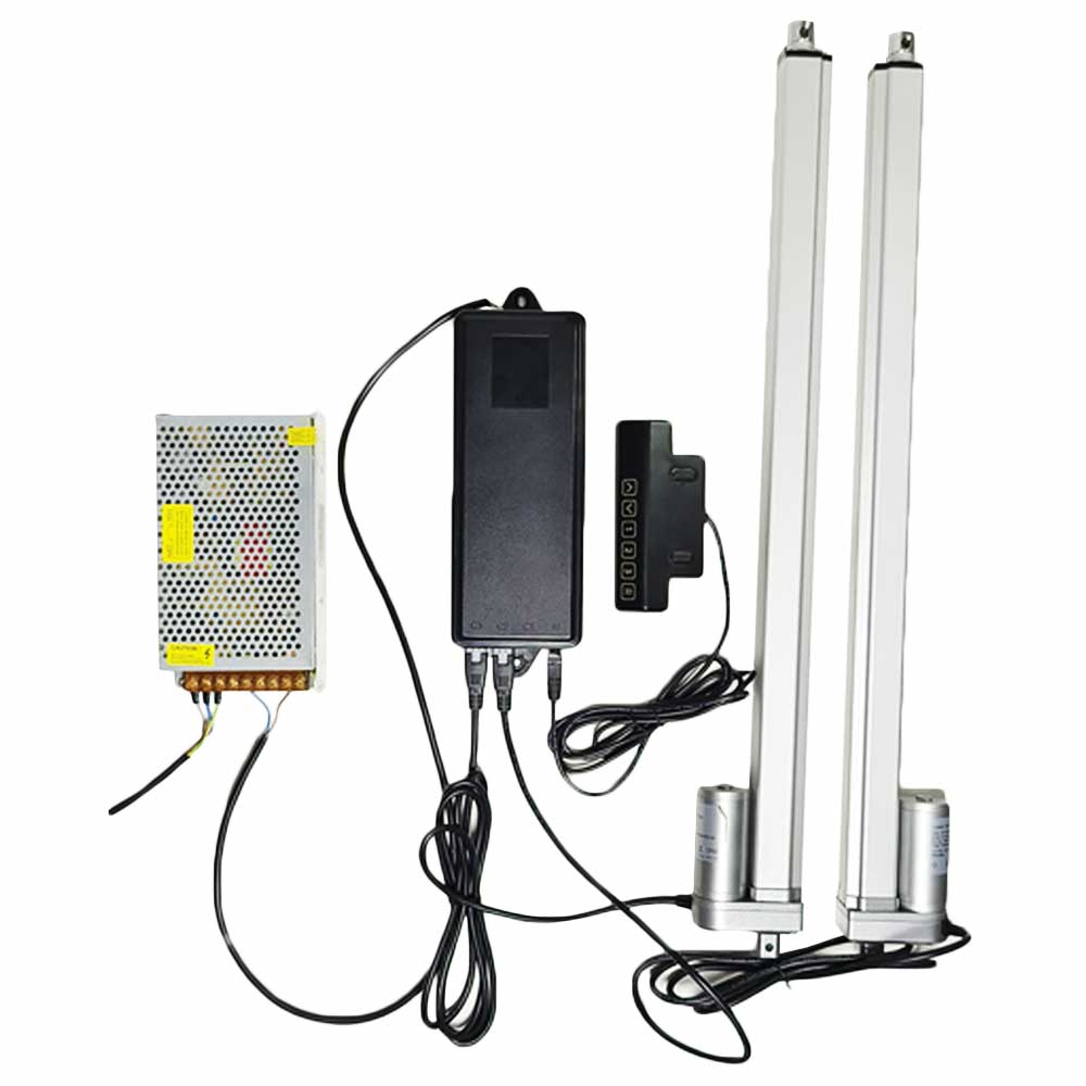 12V 24V 2000N Zwei Elektrischer Linearantriebe A Synchronsteuerungskit ...