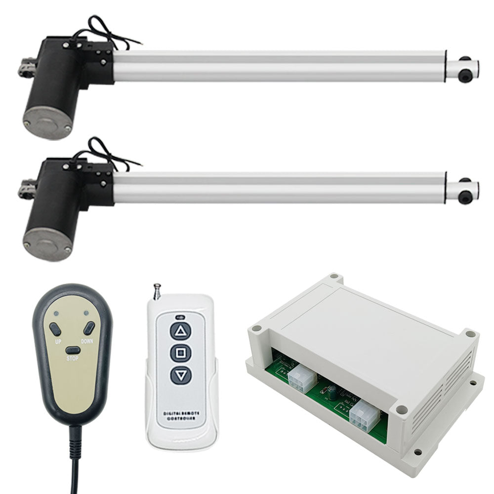 12V 24V 6000N Zwei Industrie Elektrischer Linearantriebe Synchronsteue ...