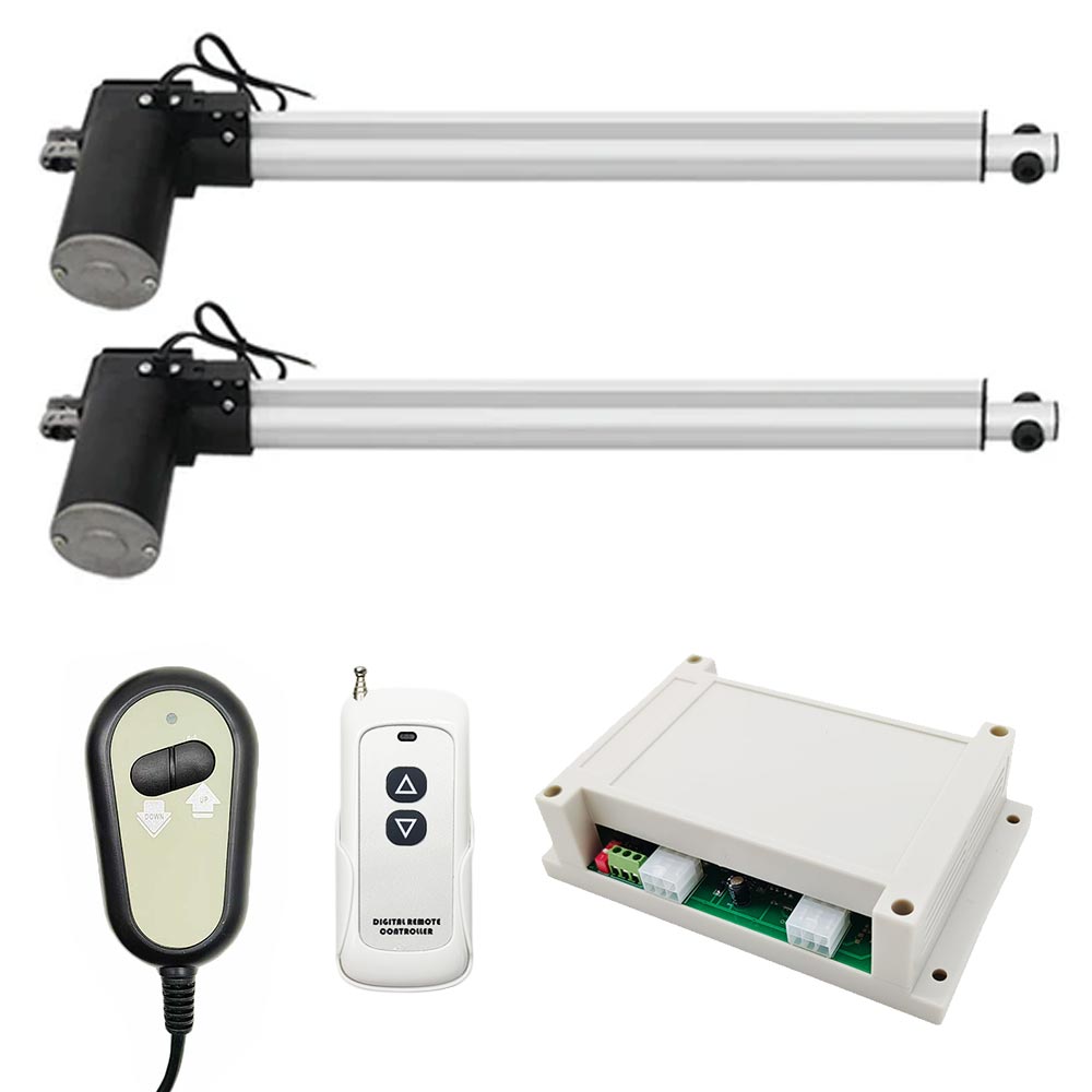 12V 24V 6000N Zwei Industrie Elektrischer Linearantriebe Synchronsteue ...